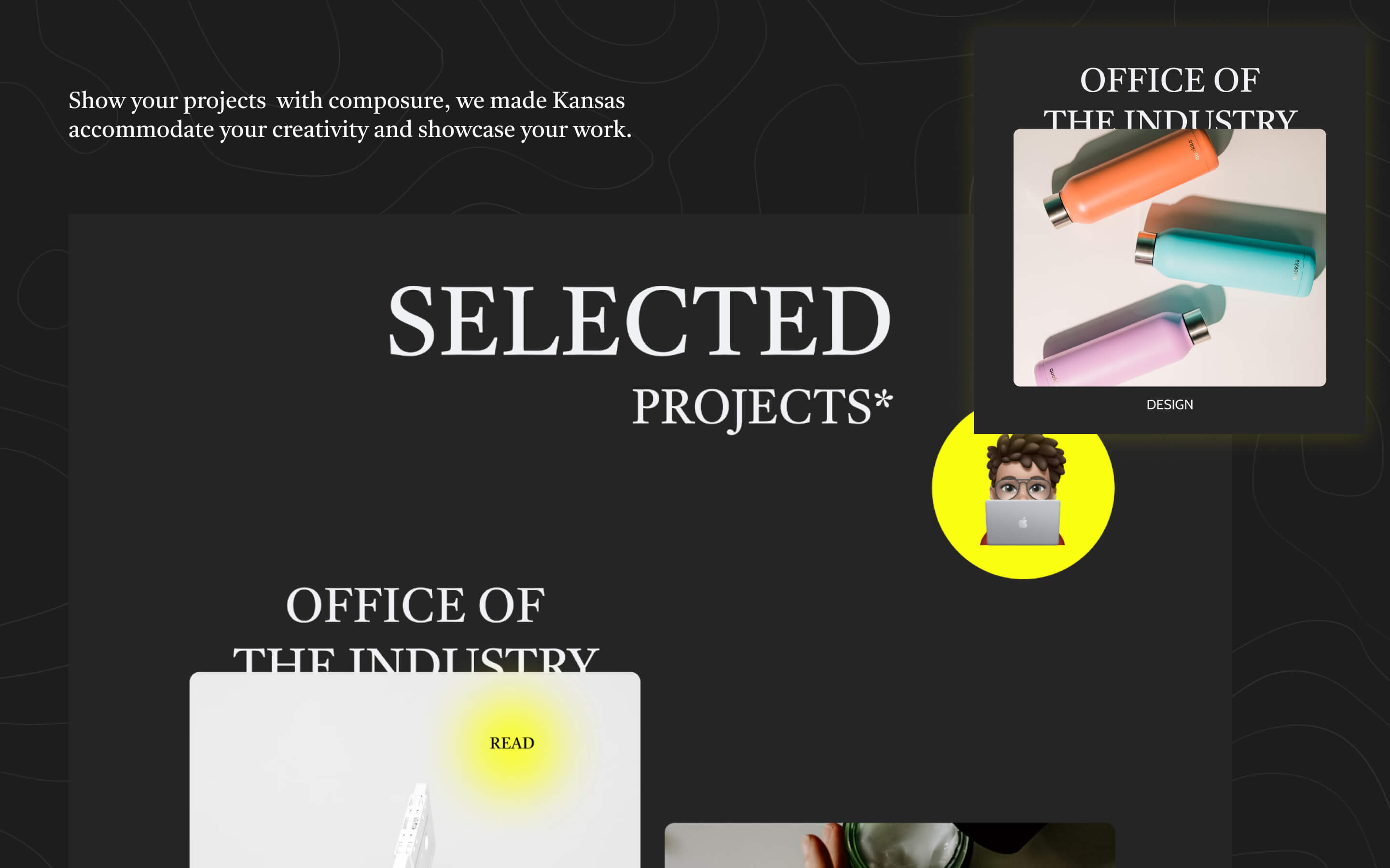Kansas - Portfolio Webflow Template | Wedoflow